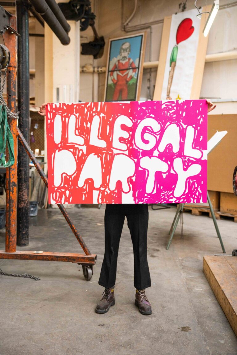 Stefan Marx - "Illegal Party" (Red & Pink Edition)• JRP|Next
